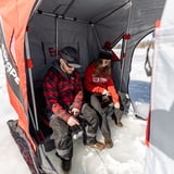 Eskimo 38400 Eskape 2600 Ice Fishing Flip Shelter with Two Side Doors ...