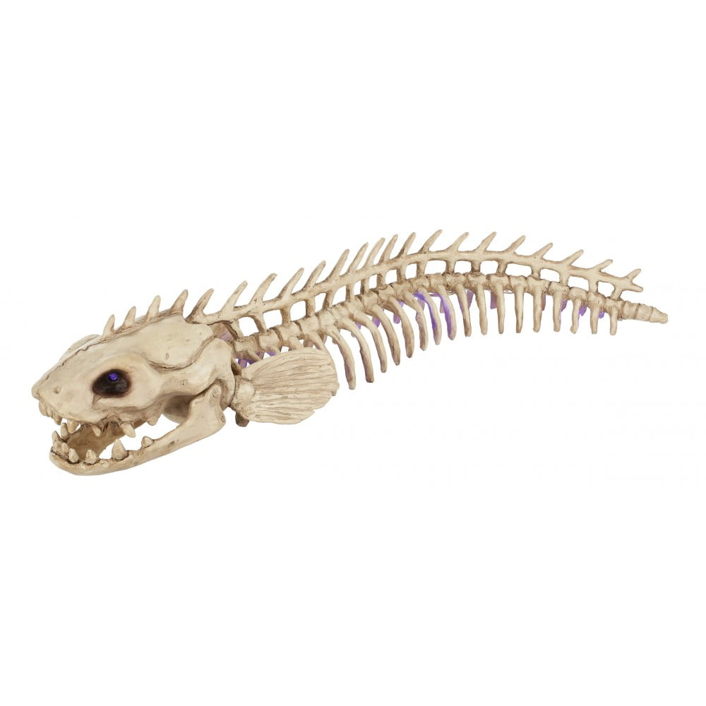 Crazy Bonez Light-Up Skeleton Electric Eel Deep Sea Fish Halloween ...