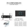 UBesGoo 32-90" Full Motion LCD LED Plasma Flat TV Wall Mount Bracket 32 ...