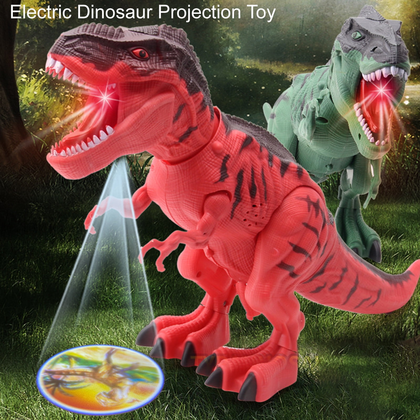 Sharpstar Christmas Gift Electric Dinosaur Toy with Light Music Lovely ...
