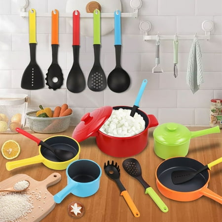 10PCS Kids Play Spatula Set Plastic Realistic Funny Pretend Toy Kitchen ...