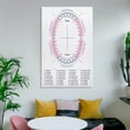 Orthodontic Full Sheet Tooth Chart Poster Canvas for Living Room ...
