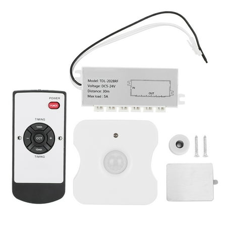 DC5-24V Multi Function Light and Remote Control Sensor Switch | Walmart ...