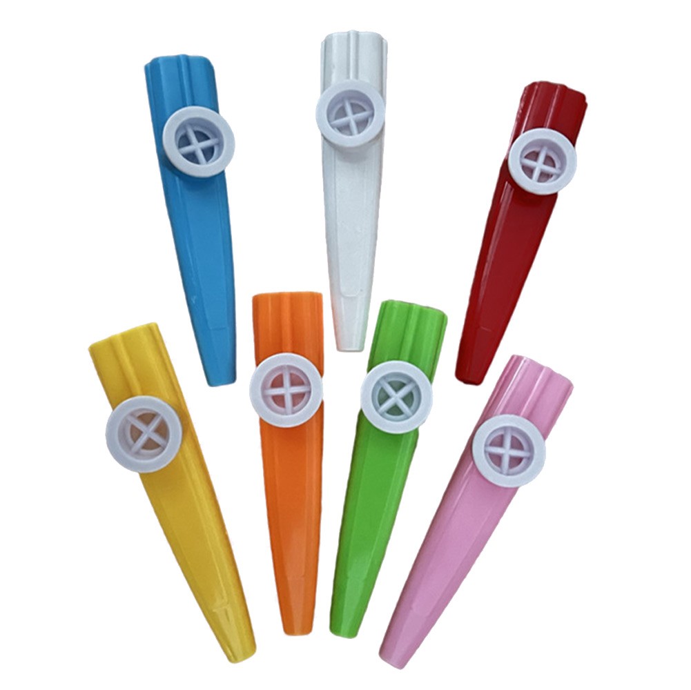 Random Color Kazoo Musical Instrument Plastic Kazoo Harmonica Mouth ...