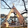 Been Younger Outdoor Cotton Canvas Waterproof Pyramid-Shaped Camping ...