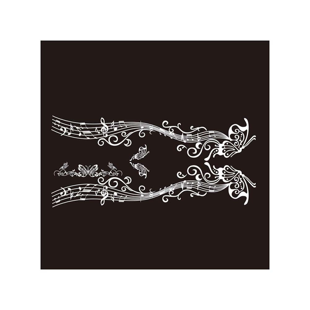 Car Butterfly Note Decal Sticker Vinyl Car Hood Side Decal Truck ...