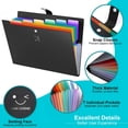 CCOCC 2026 New Expanding File Folders Letter Size,7 Pockets Accordion ...