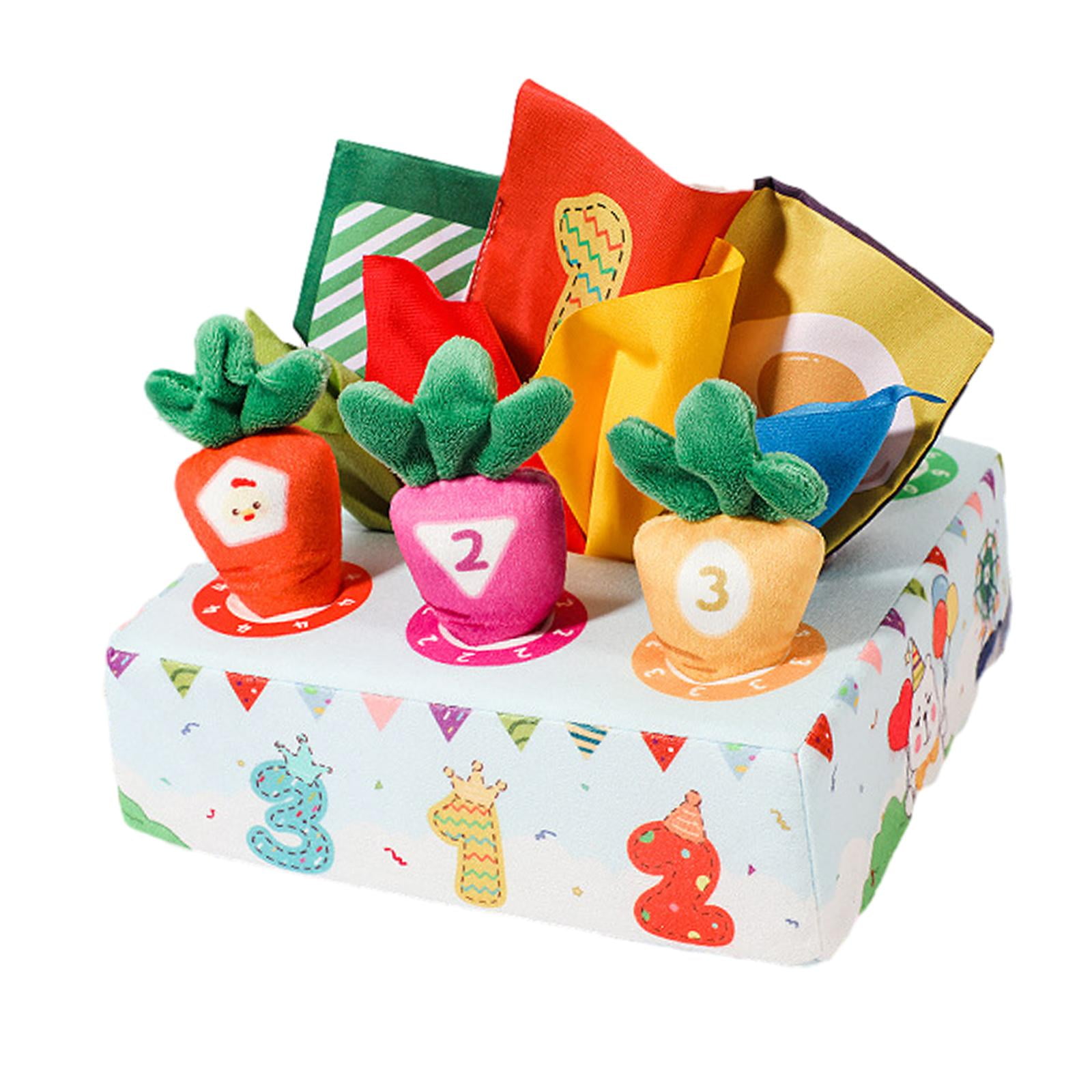 Click here for Milaget Baby Tissue Box Multifunction Plush Carrot... prices