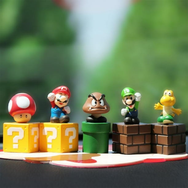 Super Mario Bro Animation Game Peripheral Toys Mario Luigi Shaking Head ...