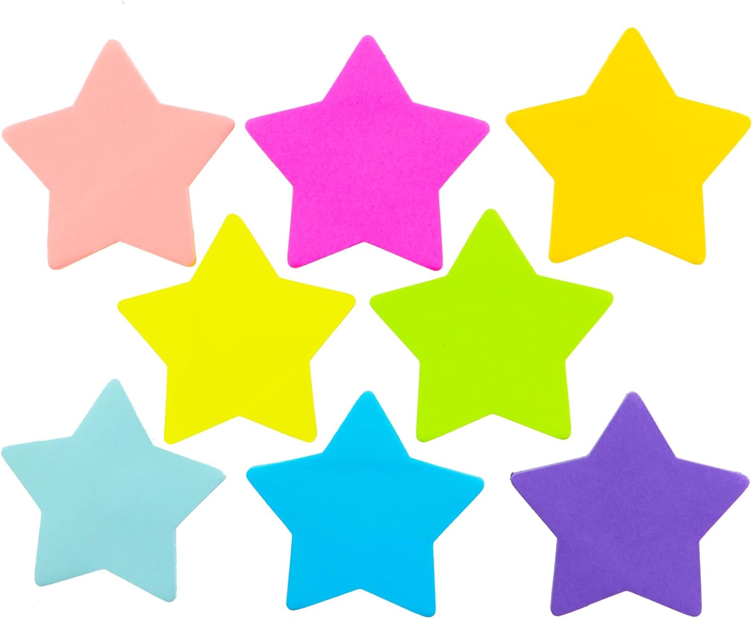 shiyou-8 Colours Star Sticky Notes Set Self Adhesive Sticky Note Love ...