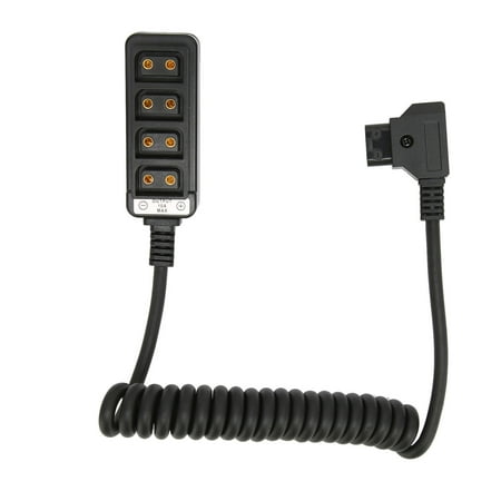 FLAMEEN D Tap Adapter,D Tap Splitter Power Cable,D Tap Male To 4 Port ...