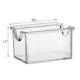12 Pack Clear Hangable Plastic Storage Caddy, Sugar Packet Tea Bag ...