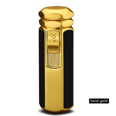 Cigar Lighter Adjustable Quadruple Jet Flame Torch Lighter Refillable ...