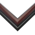 8x8 Frame Brown Round Mahogany Solid Wood Picture Frame | 1.625 Inch ...