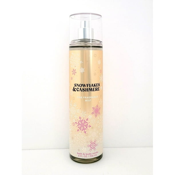 Bath & Body Works Snowflakes & Cashmere Fine Fragrance Body Mist 8 oz ...