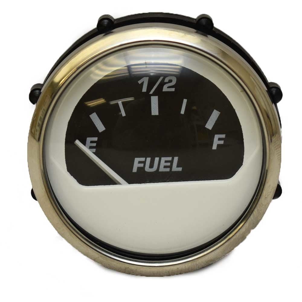 Faria Boat Fuel Gauge GP2046A | Chaparral 2 Inch Black White - Walmart.com