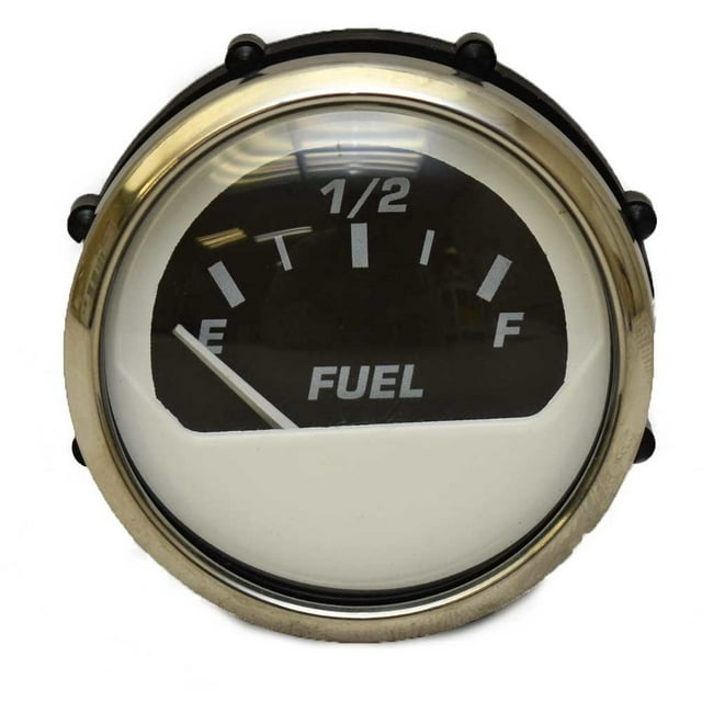 Faria Boat Fuel Gauge GP2046A | Chaparral 2 Inch Black White - Walmart.com