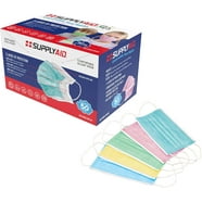 Disposable Face Mask - Pack of 50 Single Use Protective Masks With 3 ...
