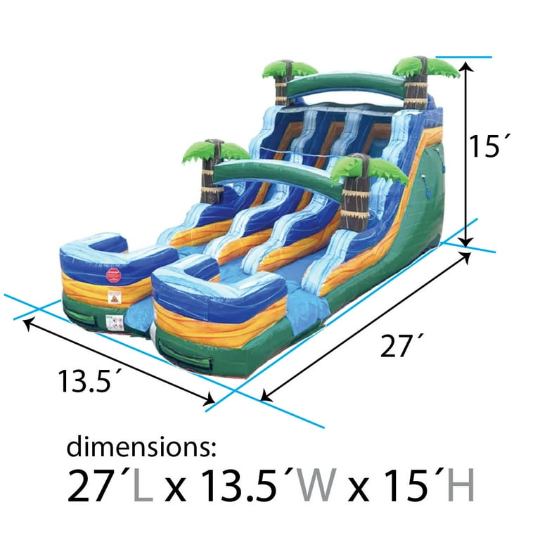 Commercial Inflatable Slide Pool
