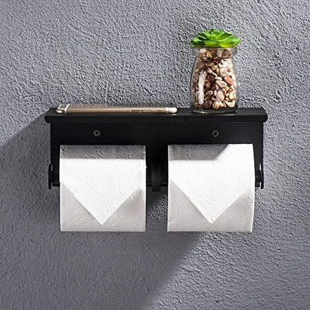 SINMI Porte Papier Toilette Double, Derouleur Papier Toilette Mural ...
