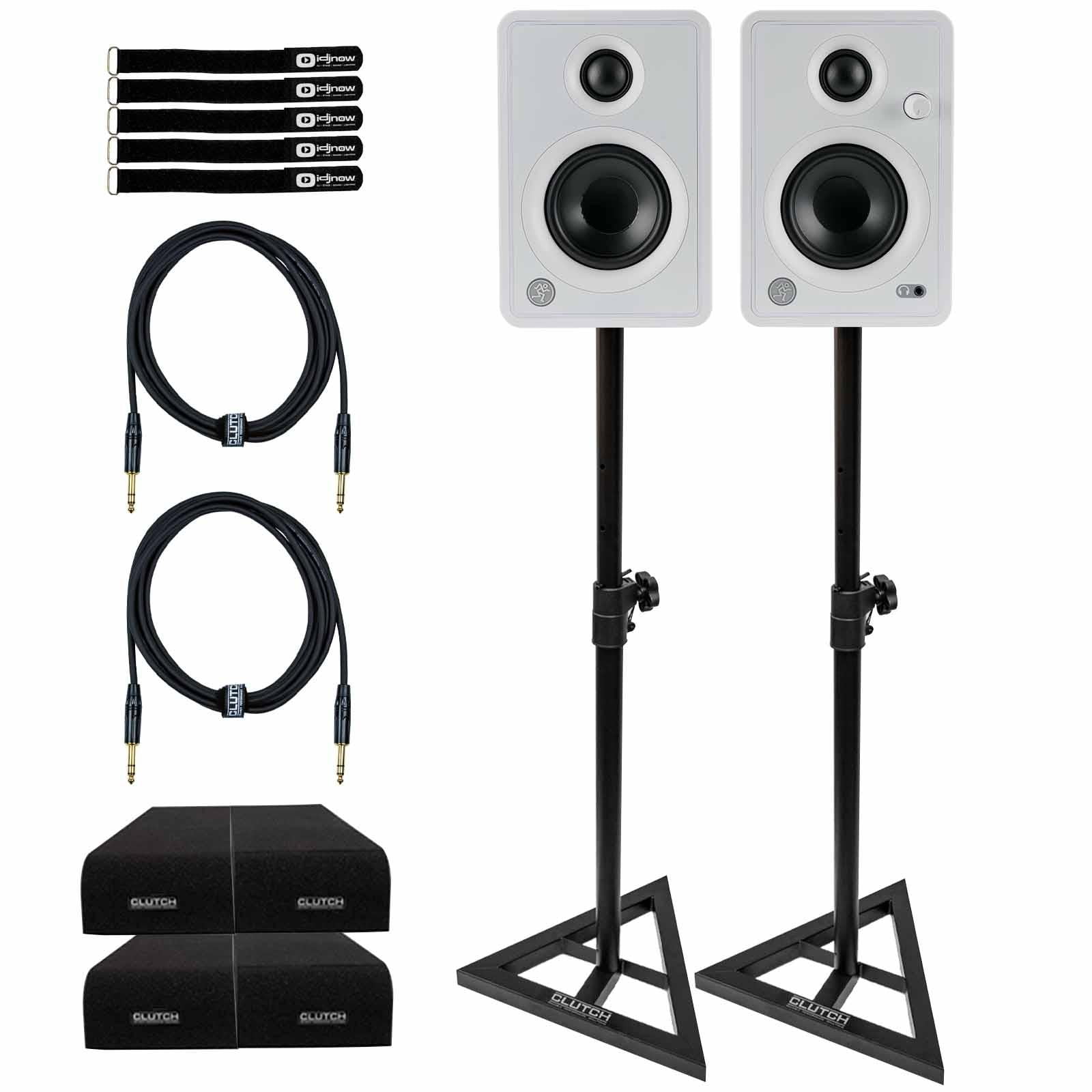 Mackie Limited Edition White CR3-X 3" Monitors with Performance ...