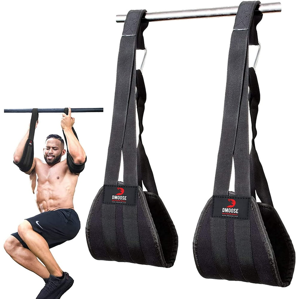 DMoose Fitness Hanging Ab Straps for Abdominal Muscle Building and Core ...