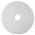 3M, MMM08480, Polyester Fiber Super Polish Pads, 5 / Carton, White ...