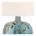 "360 Lighting Devan Modern Table Lamp 24 1/2"" High, Blue Ceramic, LED ...