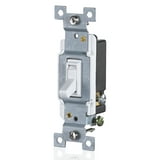 Faith 3 Way Toggle Switch White Residential Grade Standard Wall ...