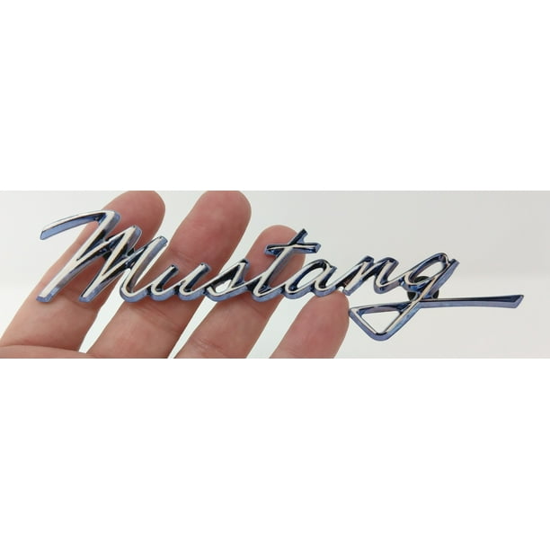 Ford Mustang Script Steel Sign - Walmart.com