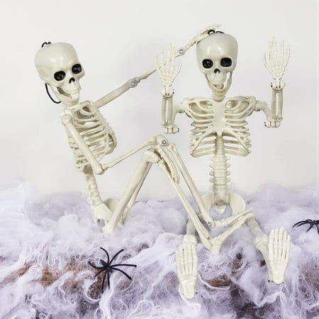 2 Pcs 16" Mini Skeleton Decor Skeletons Halloween Skeleton Halloween ...