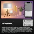 Smart Wall Light Switch, 2 Gang Timing Dimming WiFi Switch with LED ...