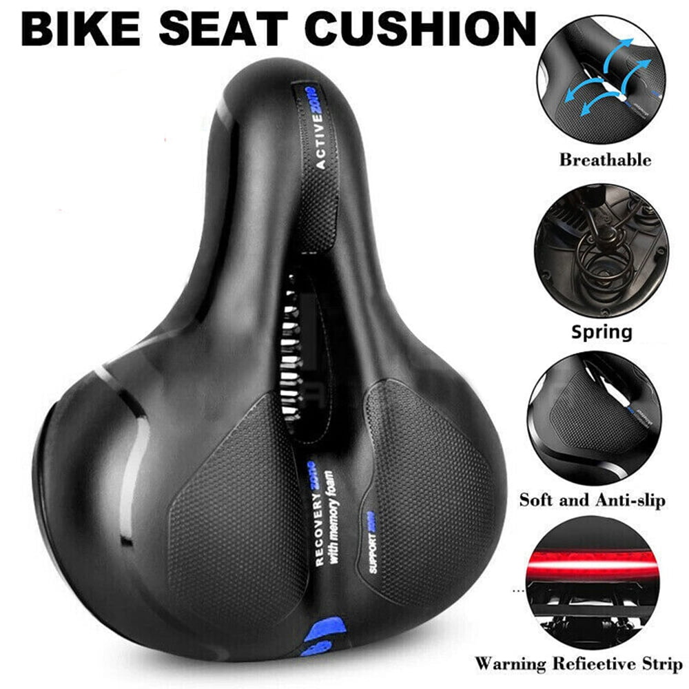Wide Extra Comfy Bike Bicycle Gel Cruiser Comfort Sporty Soft Pad ...