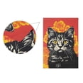 Cat Flowers Garden Flag Double Sided Outdoor Banners for Courtyard ...