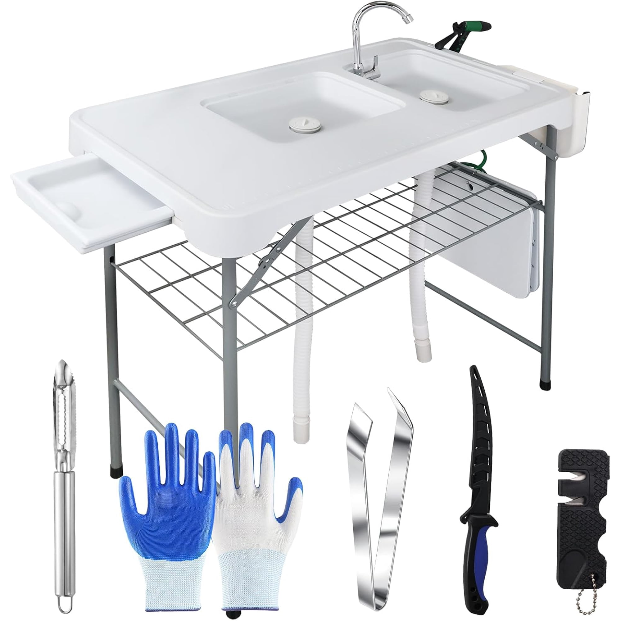Click here for Unbranded Folding Fish Cleaning Table With Double... prices