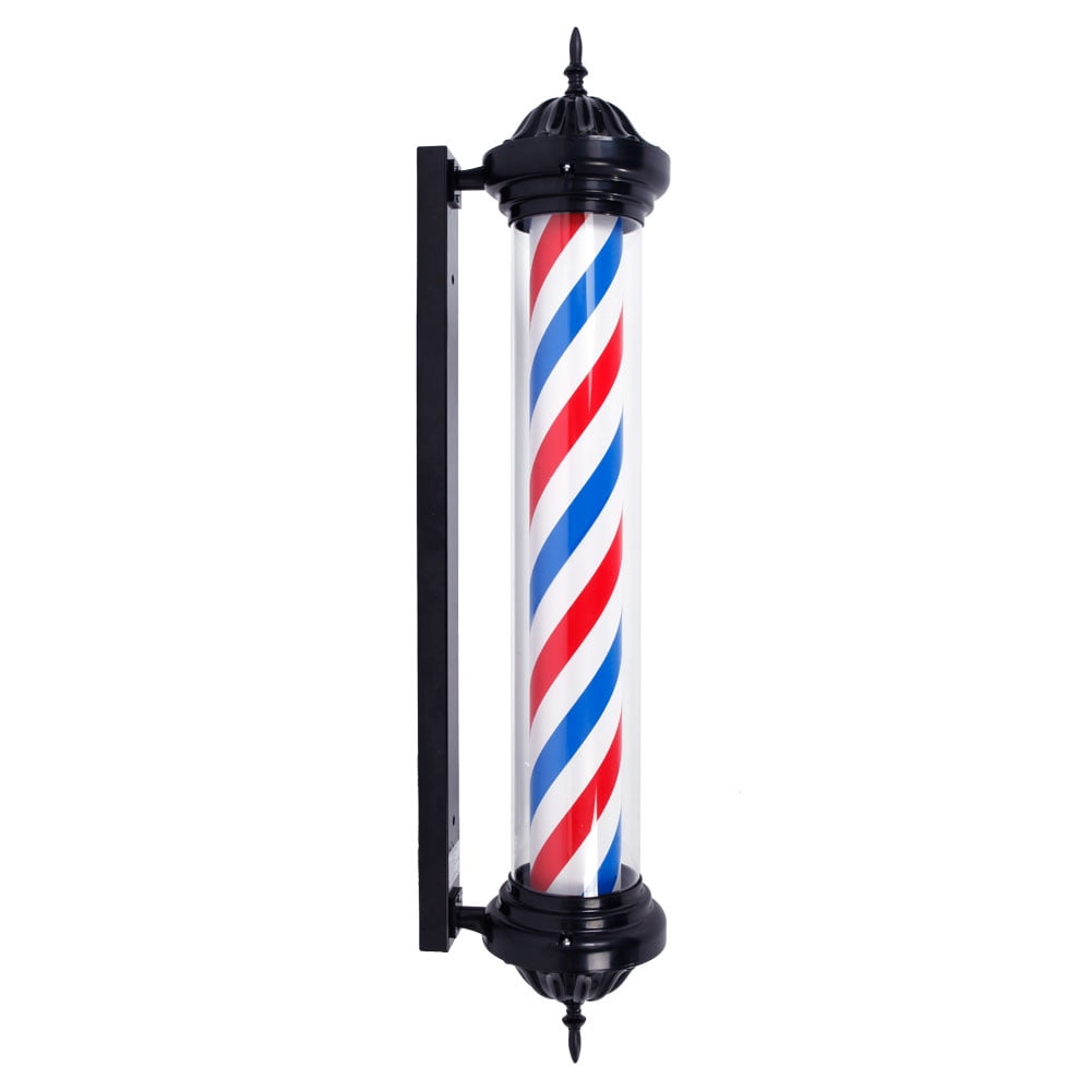 OmySalon 41" Barber Pole LED Light Rome Style,Hair Salon Barber Shop ...