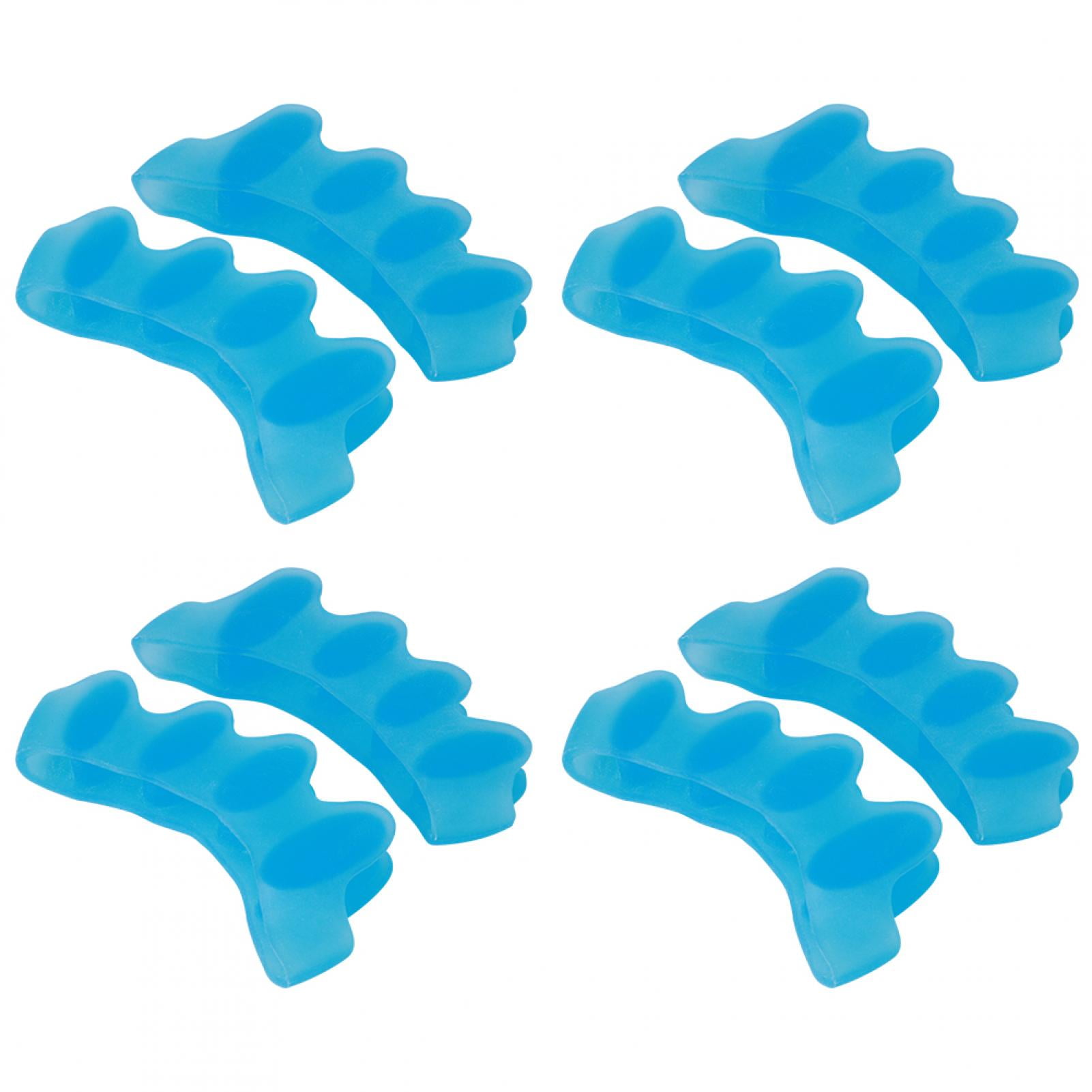 Srliya 4 Pairs Of Silicone Hallux Valgus Corrector Five Toe Splitter ...