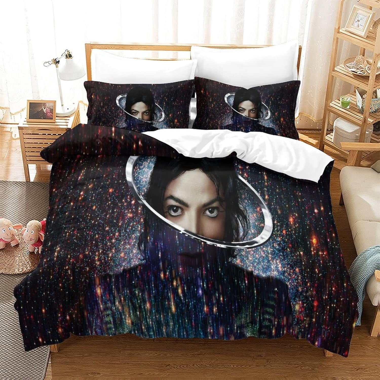 Michael JacksonD Bedding Duvet Cover Set Pieces Microfiber Duvet Cover ...