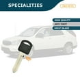 AKS KEYS New Uncut Blank Chipped Transponder key Fits for GM PK3 B97 ...