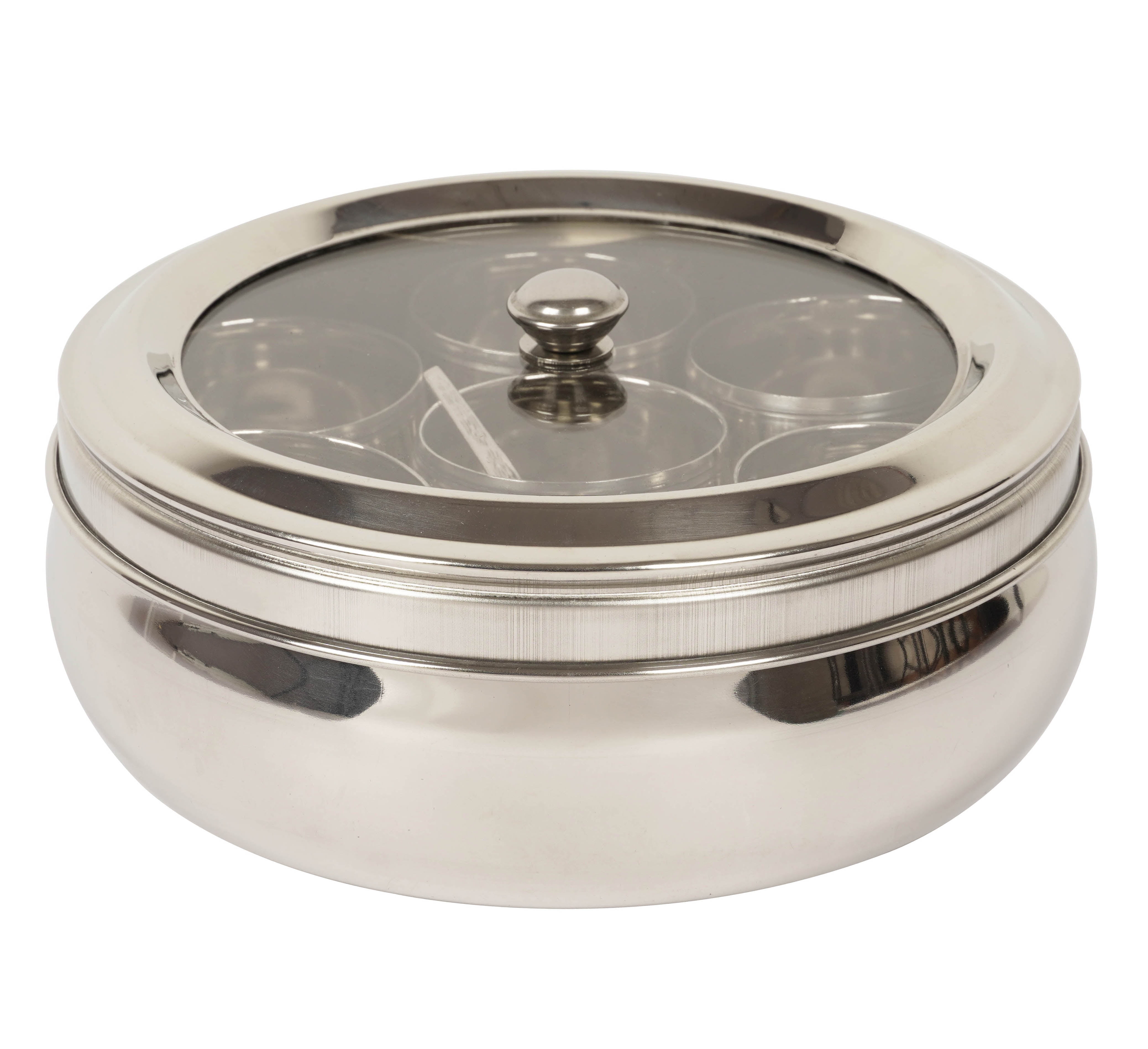 Trifri Indian Masala Box Stainless Steel Masala Dabba W/ Transparent ...