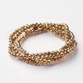5 Strand Non-Magnetic Hematite Beads Strands PVD Vacuum Plating Long ...