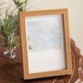 38*53cm Solid Wood Rotatable Picture Frame, Natural Oak Finish Photo ...