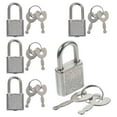 5 Sets of Plastic Treasure Box Locks with Key Kids Toy Box Padlocks ...