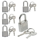 5 Sets of Plastic Treasure Box Locks with Key Kids Toy Box Padlocks ...