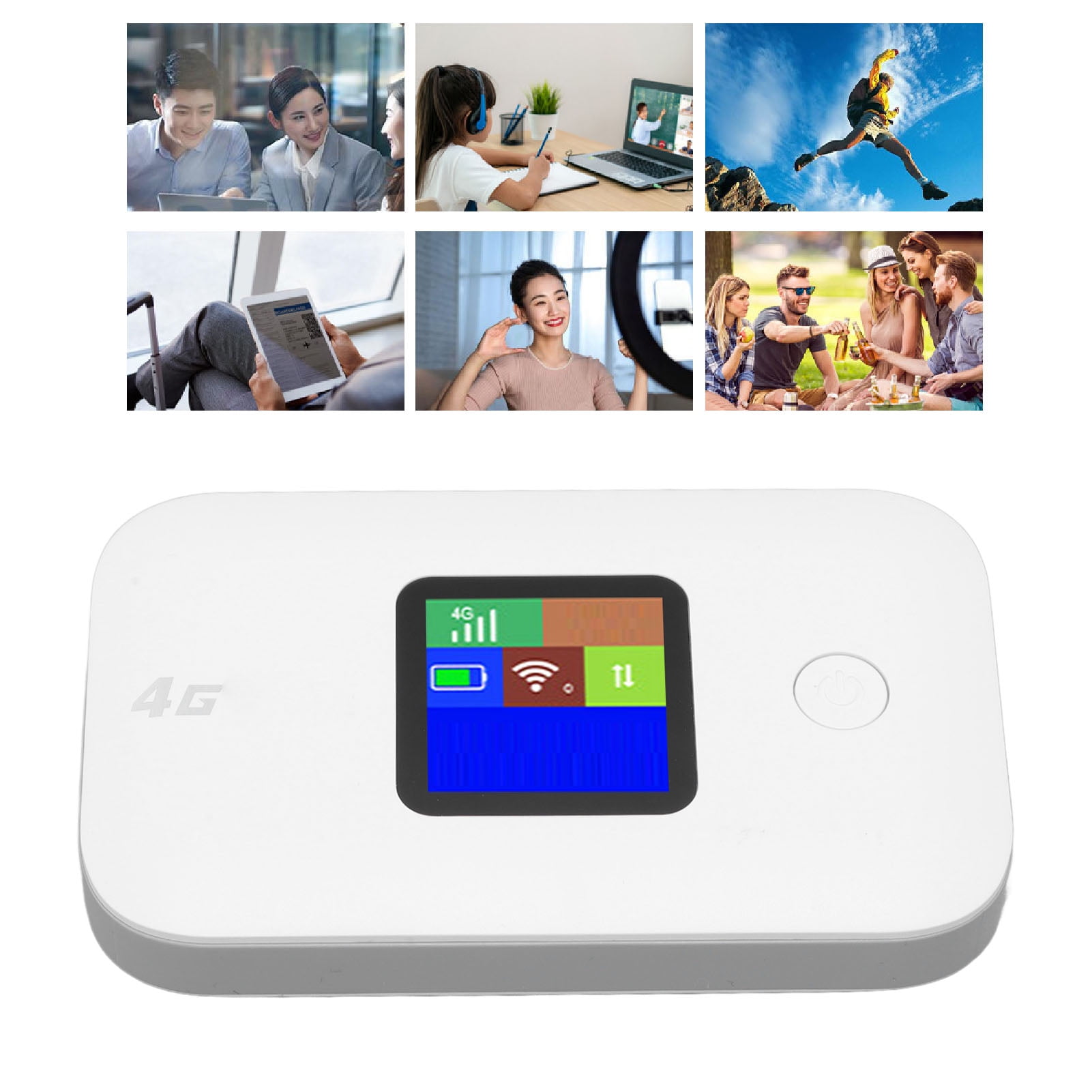 Wifi 4g móvil wifi hotspot lte enrutador portátil módem tipo c interfaz ...