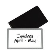 Panter, PCIMAGLHRD, Panco Slap-Stick Magnetic Label Holders, 10 / Pack ...