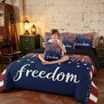 Manfei Fireworks Full Size Bedding Sets, Freedom Print Flag Stripe Full ...