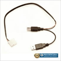 USB Cable A to B with USB 5 Volt DC Plug Power Supply Cable - Walmart.com