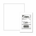 "SJPACK 100 Full Sheets, 8.5""x11"" Shipping Labels, Laser/Inkjet ...