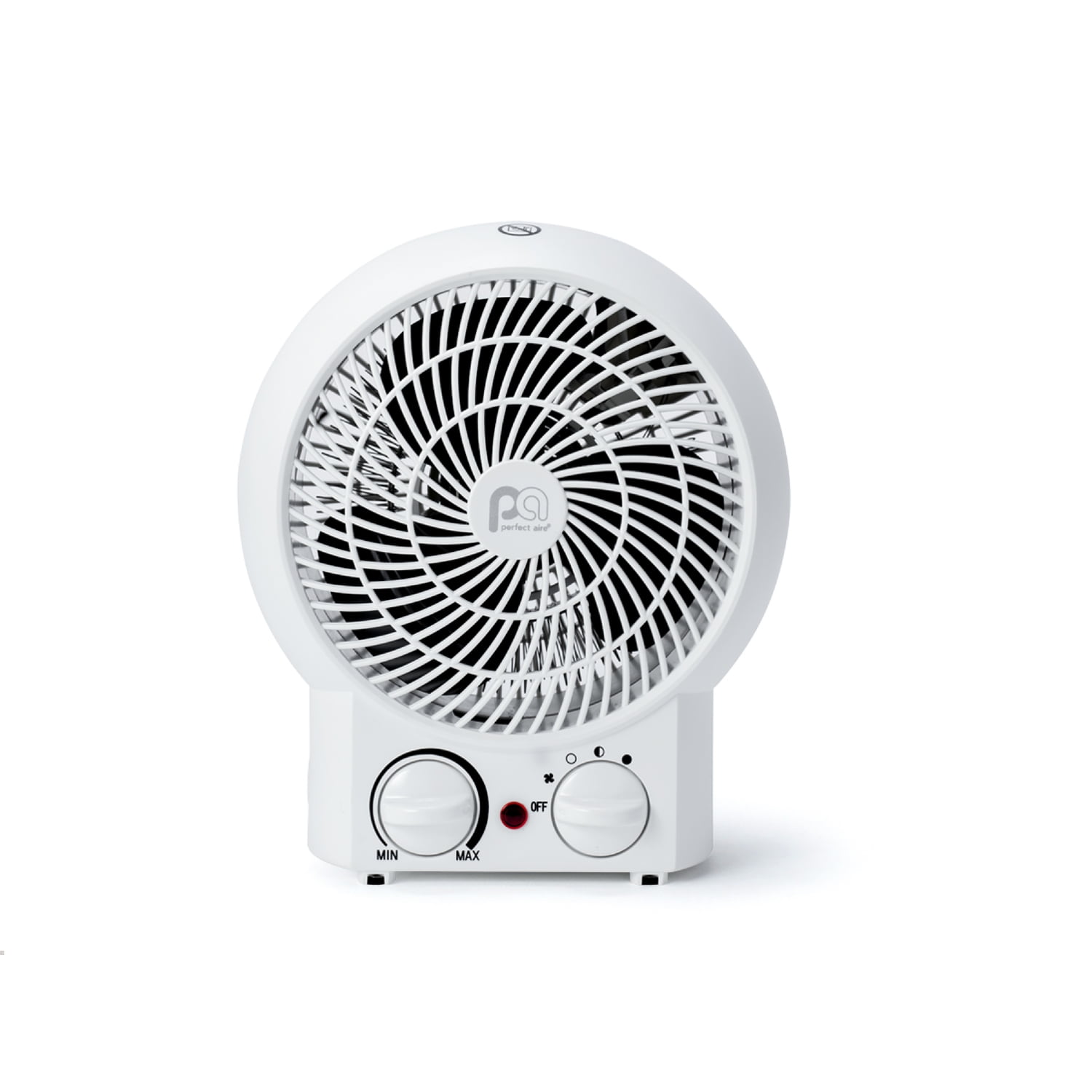 Perfect Aire 1PHF9 1500/900/600W White Electric Fan Forced Fan Heater ...